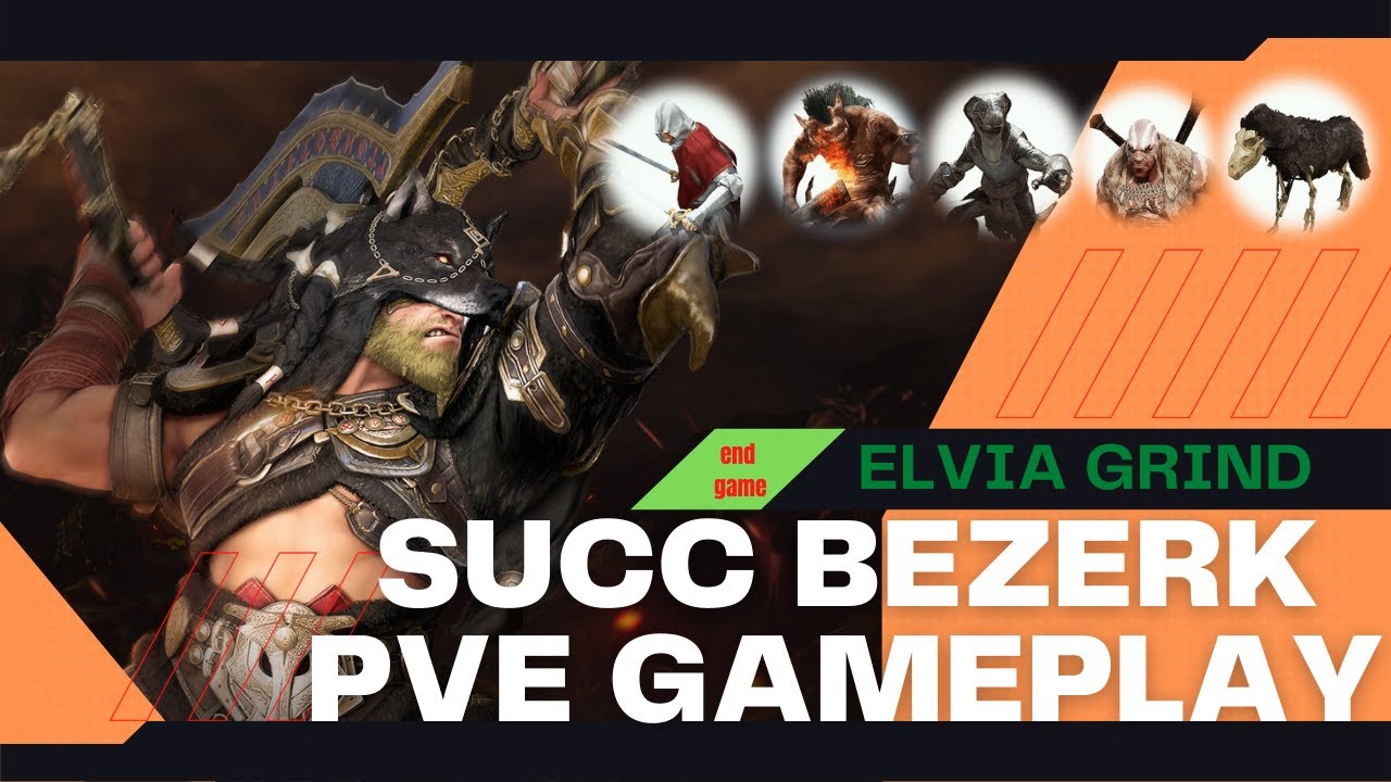 BDO| Berserker Succession PVE gameplay in Elvia Server | Black Desert Online - YouTube