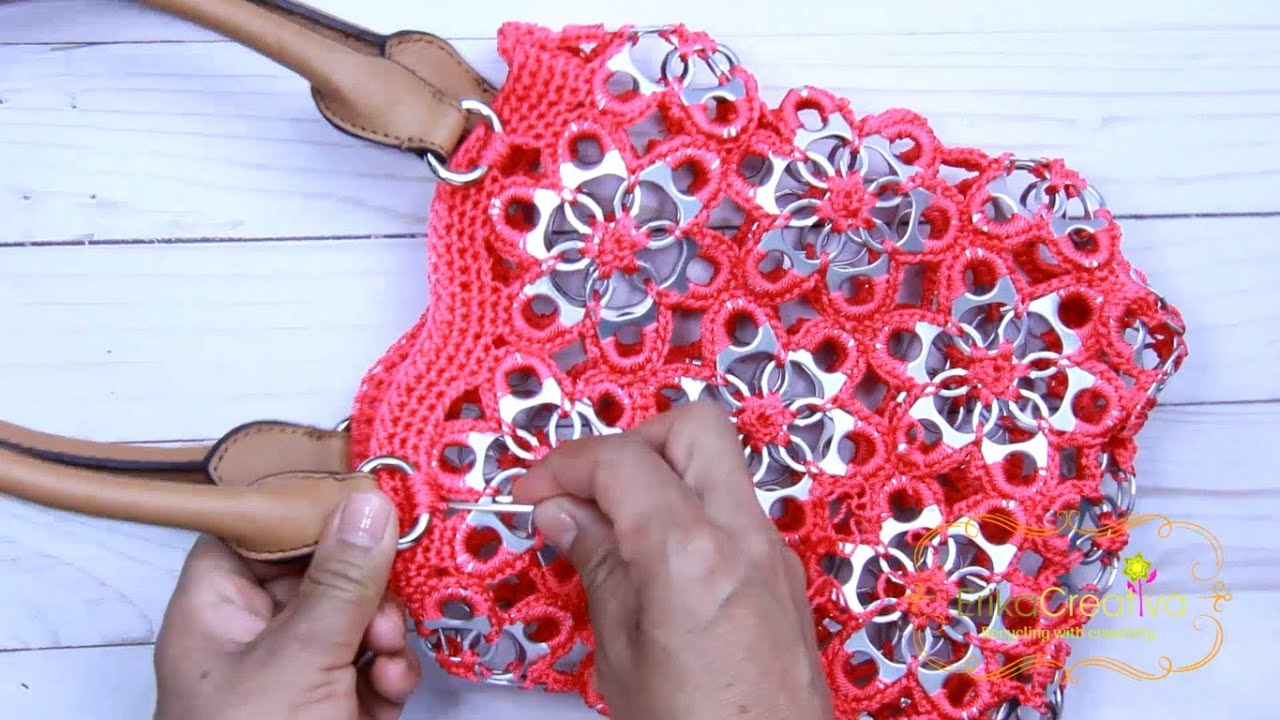 Pop Tab Flowers Purse - YouTube
