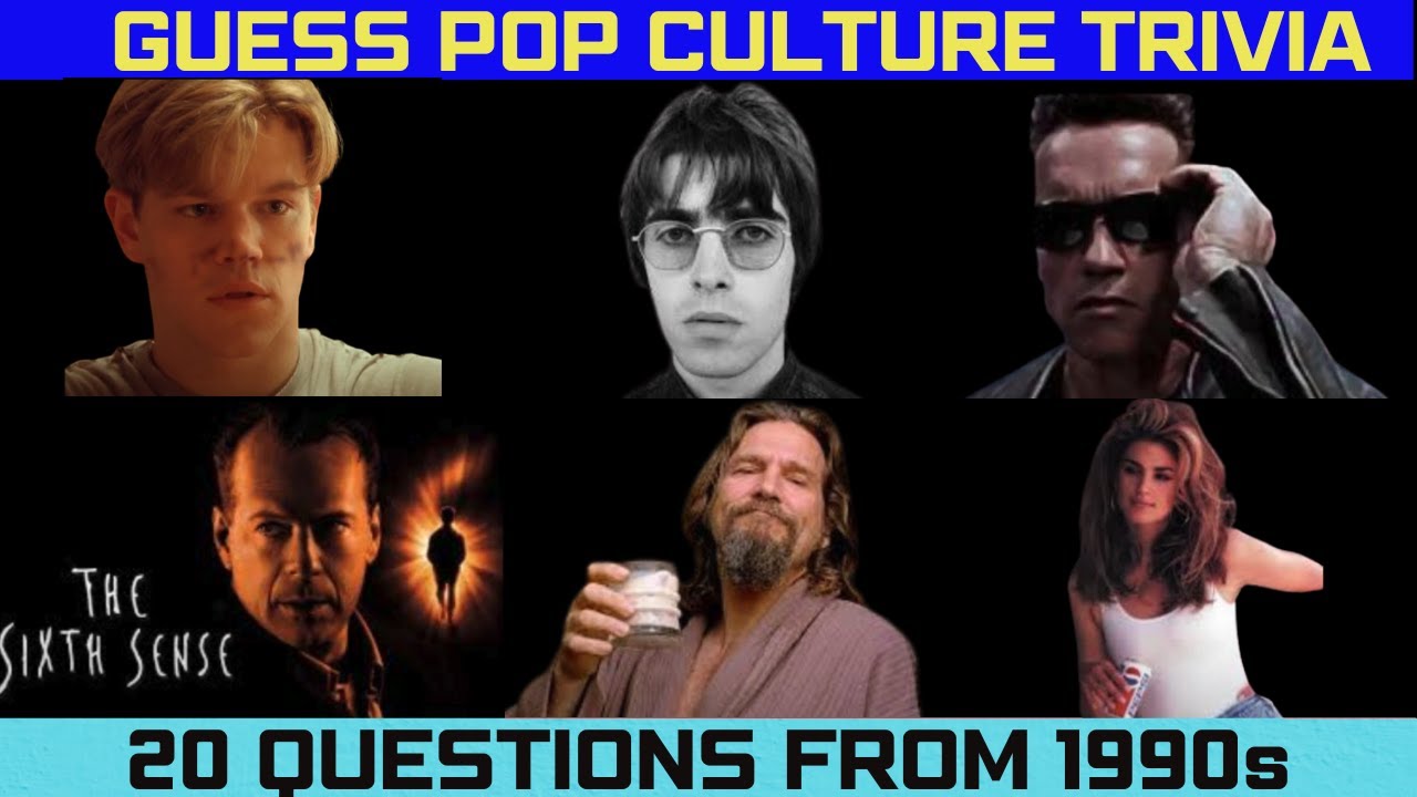 Guess #1990s Pop Culture Trivia (Quiz #2) - YouTube
