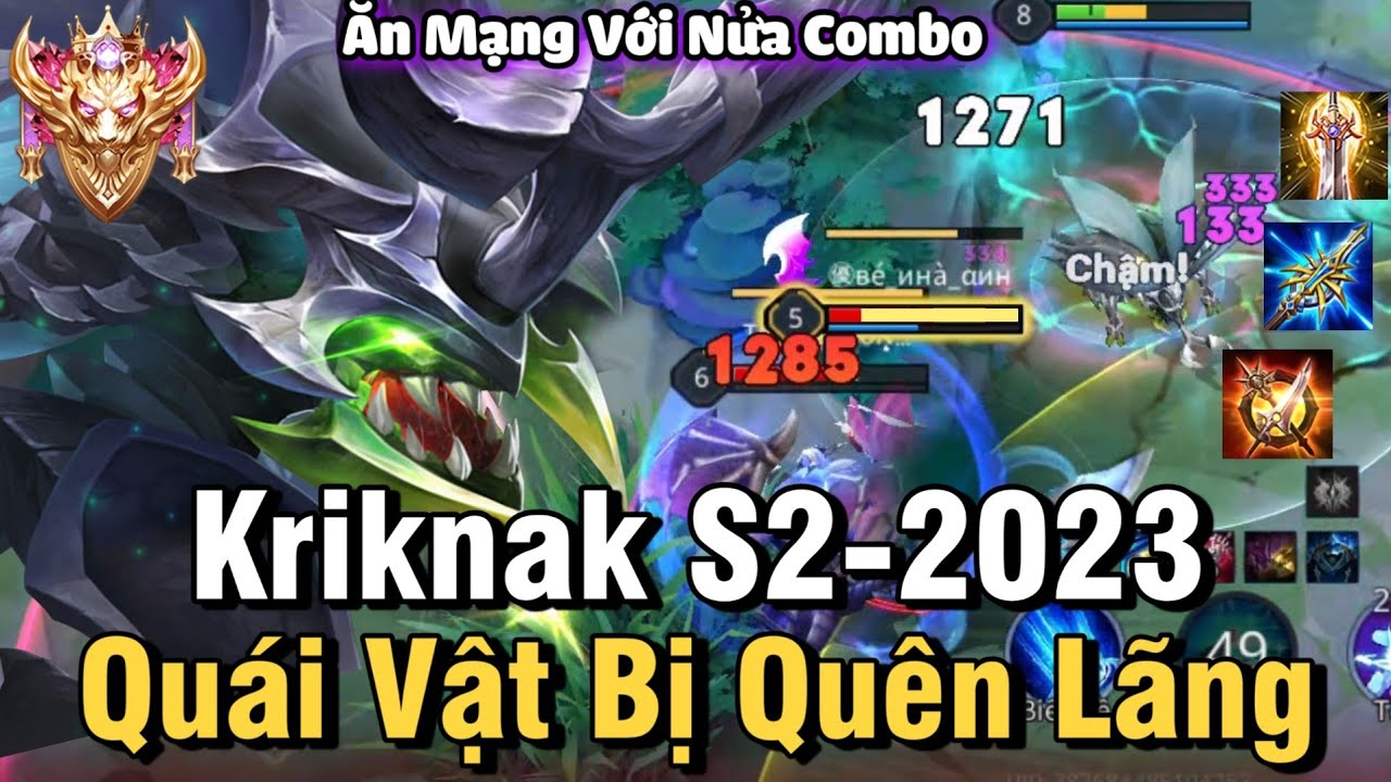 Kriknak S2-2023 Liên Quân Mobile | Cách Chơi, Lên Đồ, Phù Hiệu, Bảng Ngọc Cho Kriknak Mùa 26 Đi ...