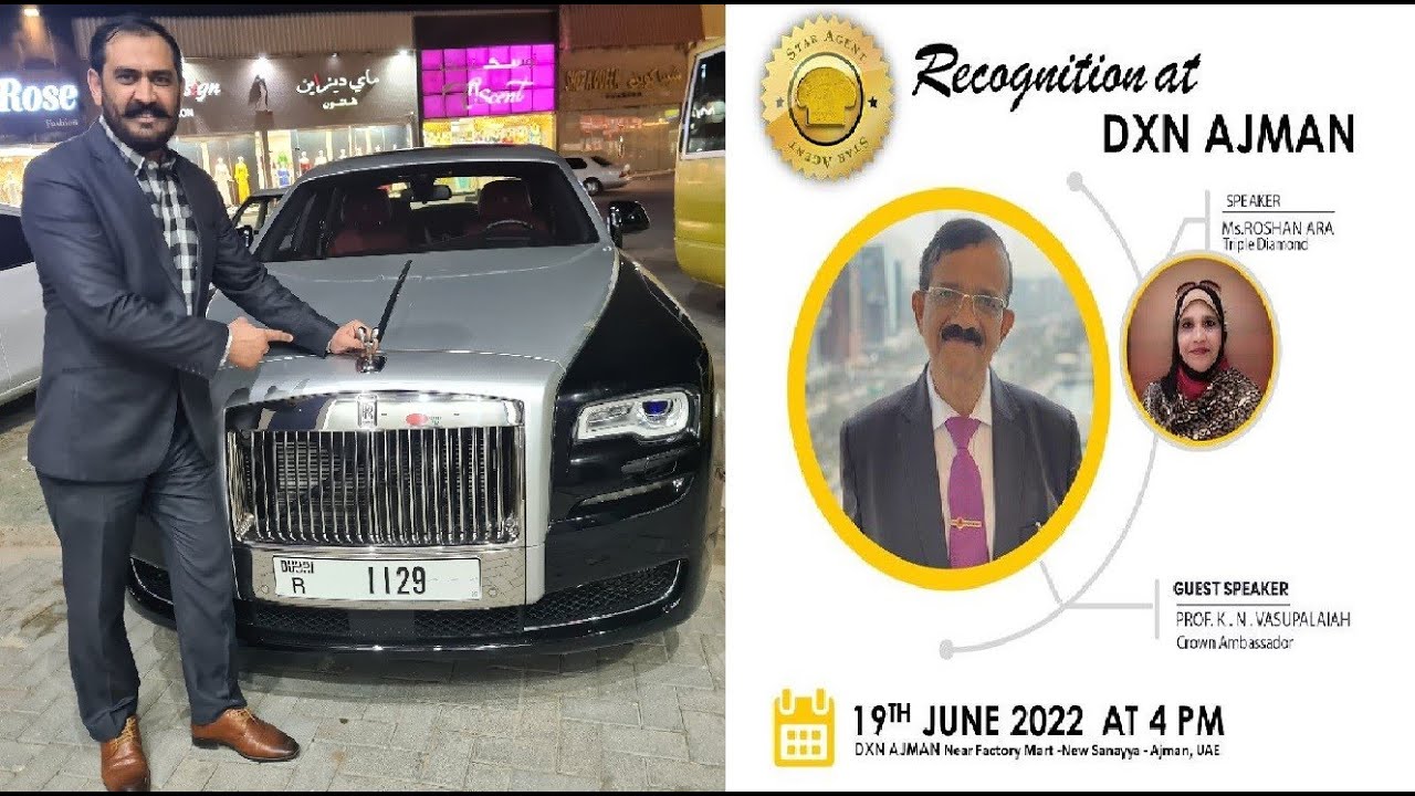 Star Agent Recognition in DXN Ajman by Bright Future - YouTube