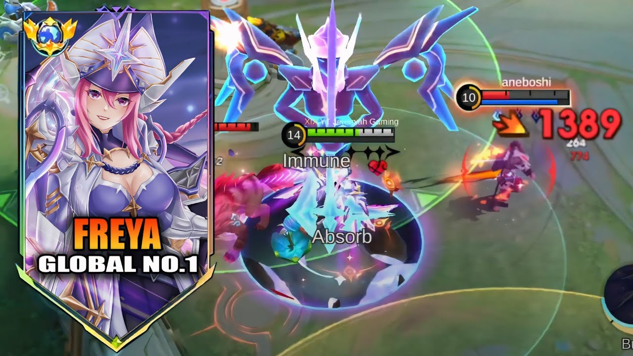 FREYA ONE SHOT BUILD FOR EASY KILL ENEMIES ( MUST WATCH) FREYA BEST ...