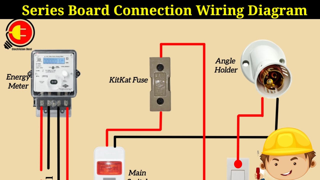 Series Board Wiring Connection Diagram @ElectricianDost - YouTube