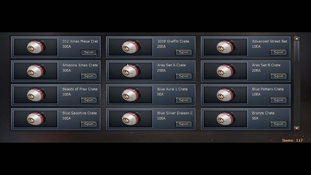 Crossfire West +1000 Creates With The new Bulk Crate-Opening system ...