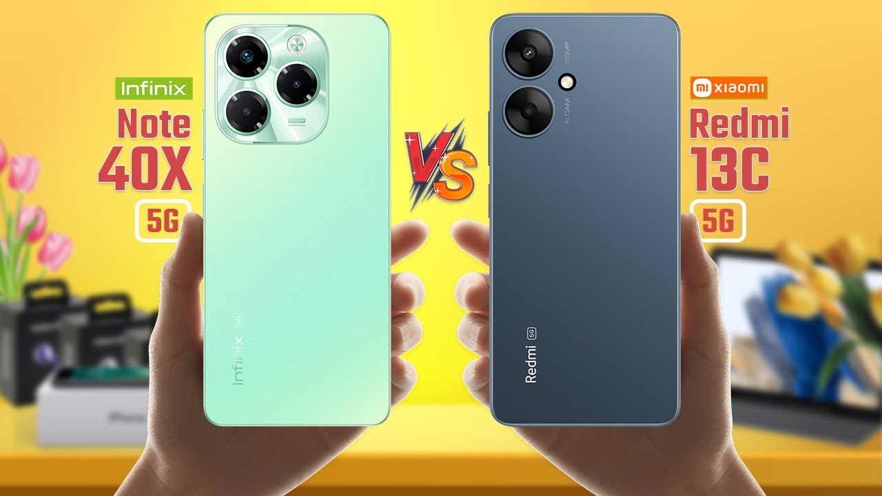 Infinix Note 40X 5G Vs Redmi 13C 5G - YouTube