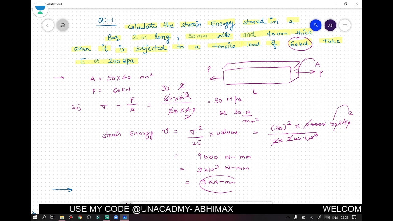 STRENGTH OF MATERIAL NUMERICAL PROBLEM (DIRECT STRESS AND STRAIN ) || TECHNICAL CLASSES || IN ...