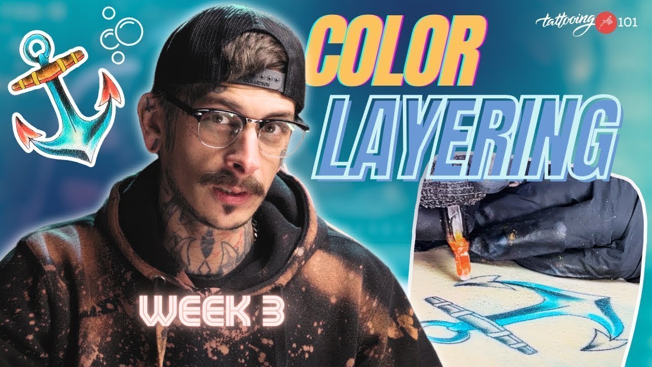 How to Layer Colors in a Tattoo | Back to Basics Color Week 3 - YouTube