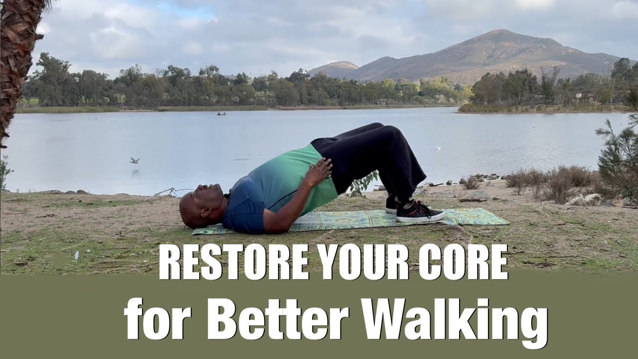 Core Strengthening and Stretching with The Walking Code - YouTube