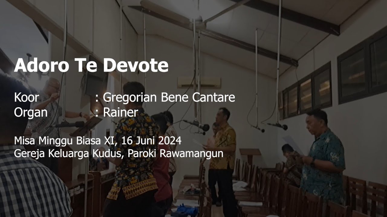 Adoro Te Devote - YouTube