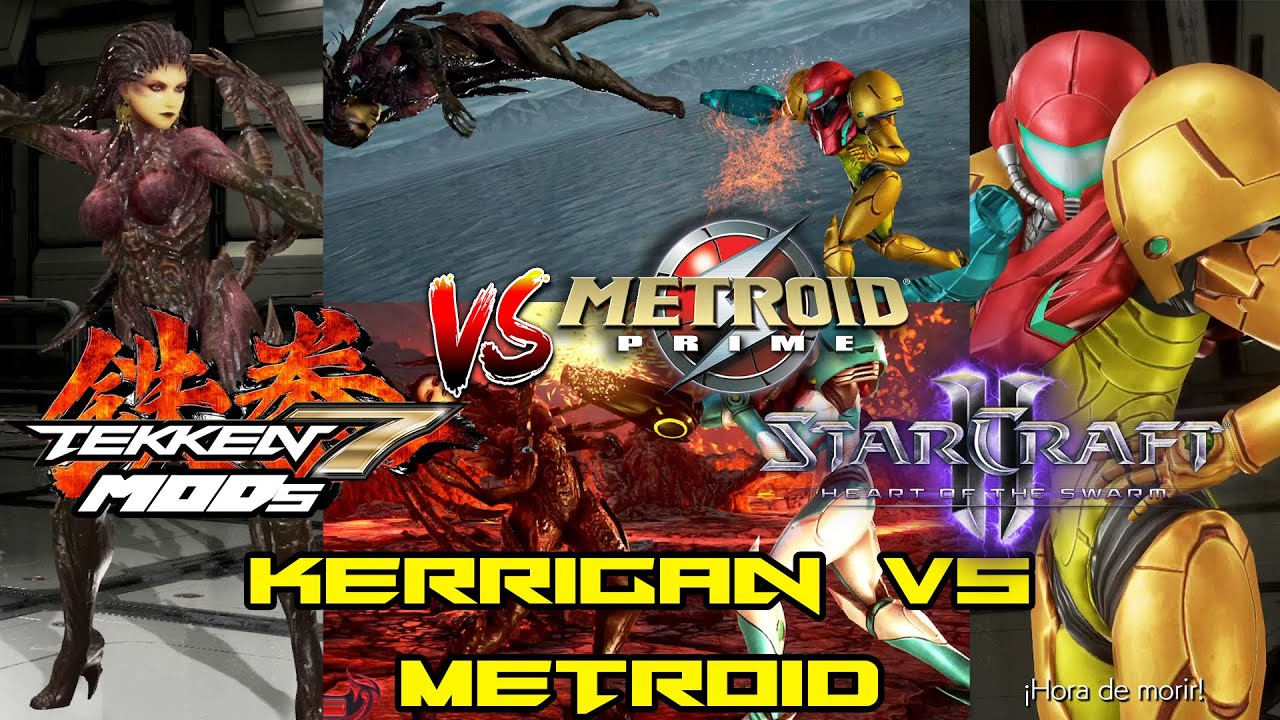 Kerrigan 🆚 Metroid 🎮 Tekken 7 MODs - YouTube