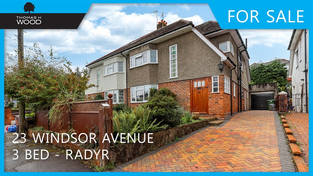 Walk-through property video tour of 23 Windsor Avenue, Radyr - Cardiff ...