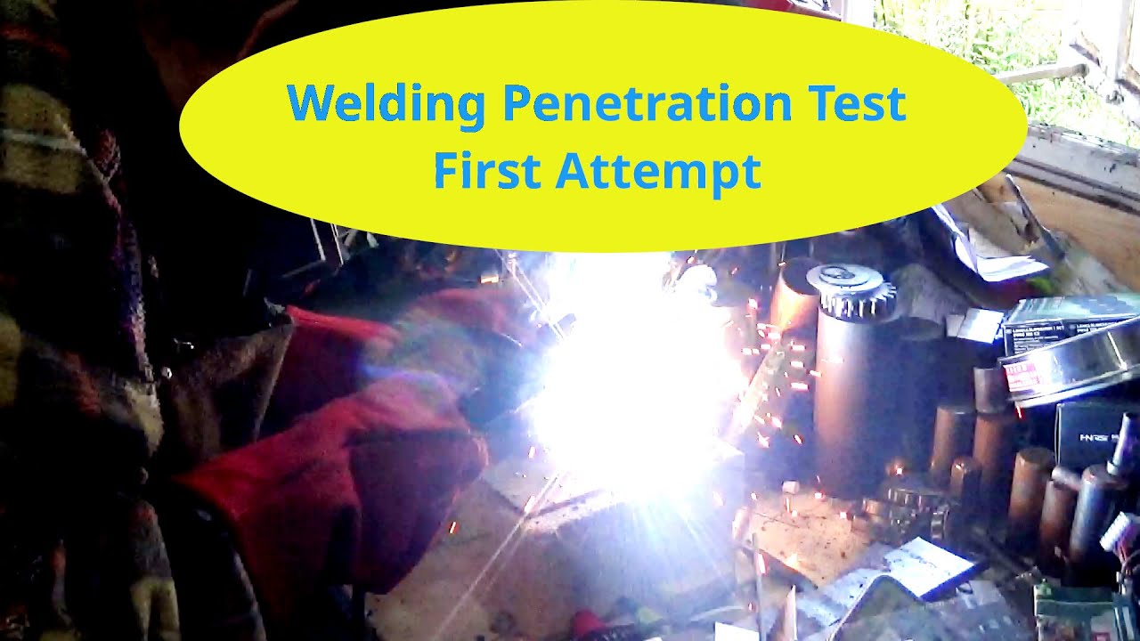 Welding Penetration Test First Attempt with the Lidl Parkside Inverter ...