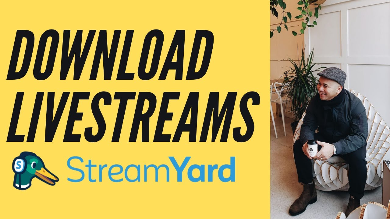 STREAMYARD TUTORIAL 2022: How to Download your Live Video from ...