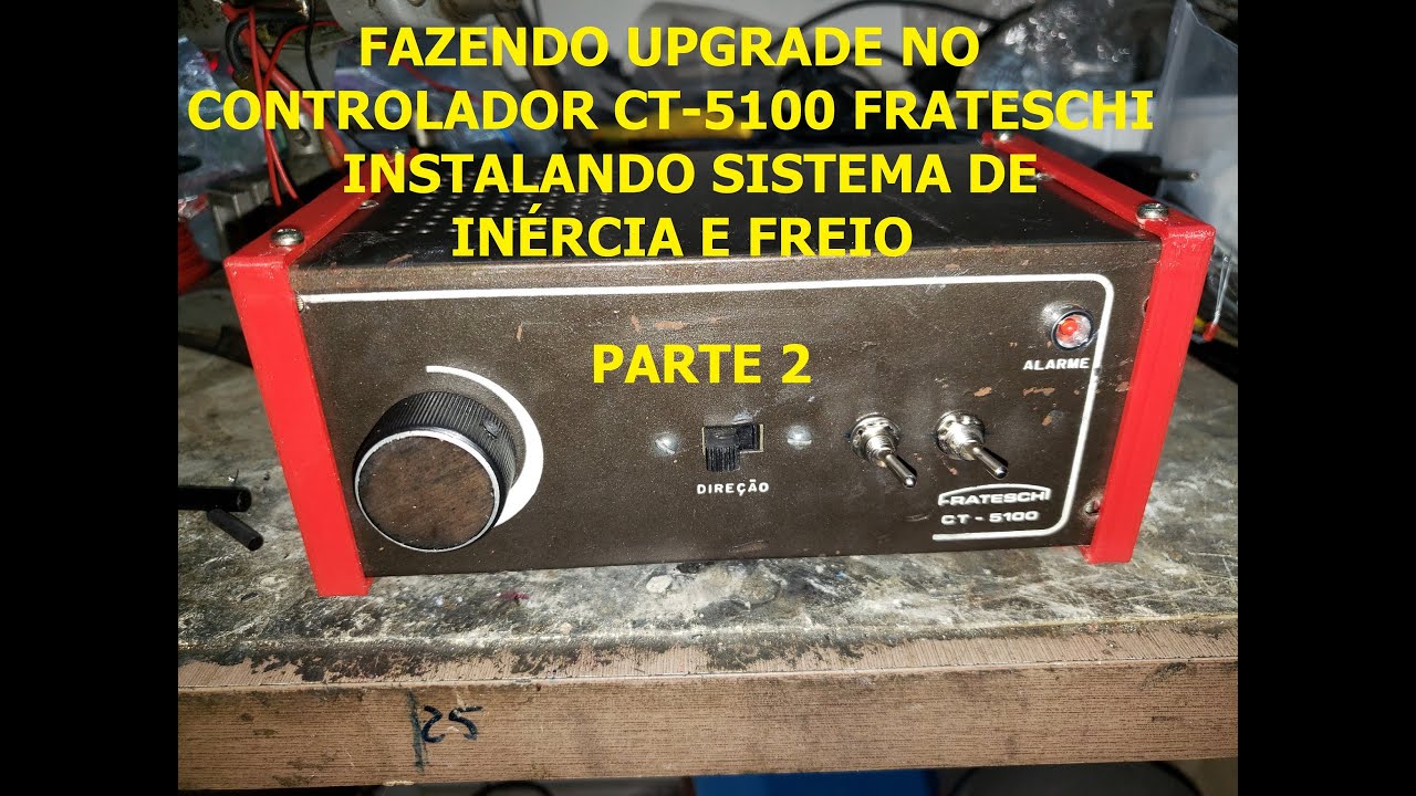 Controlador CT-5100 Frateschi instalando sistema de inércia e freio ...