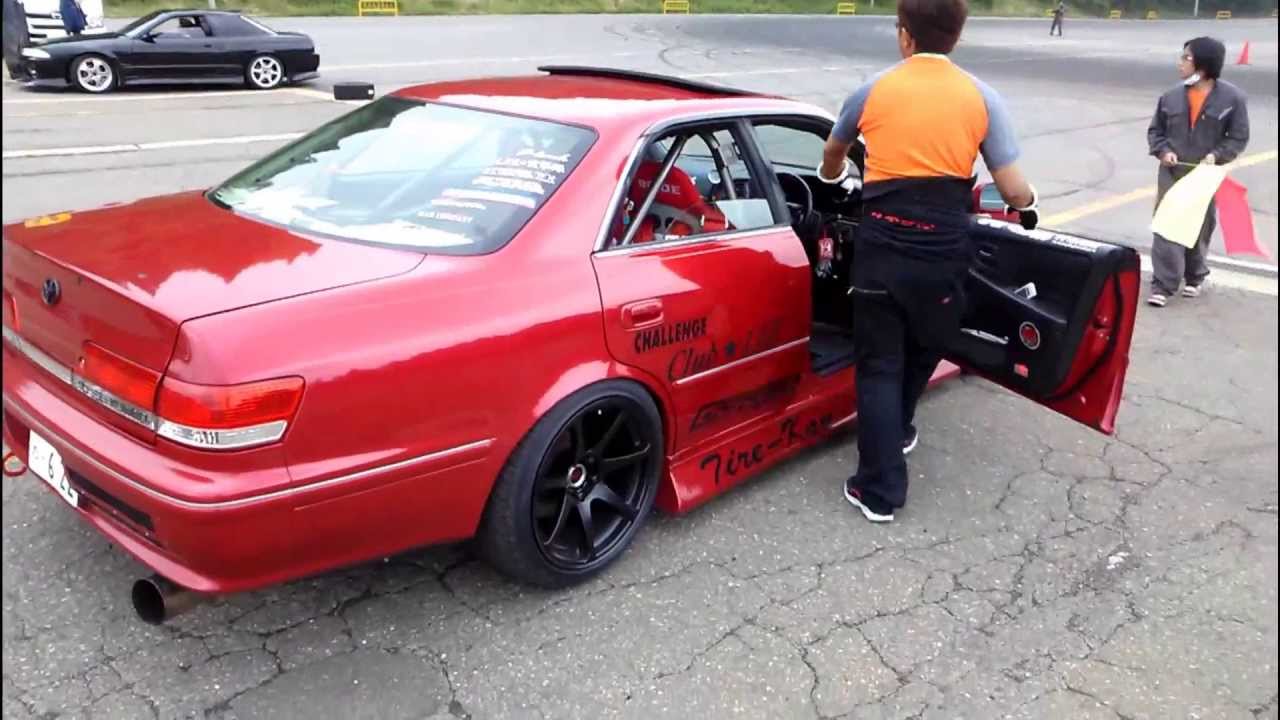 Drift : JZX100 MARKⅡ 【1JZ-GTE】 - YouTube