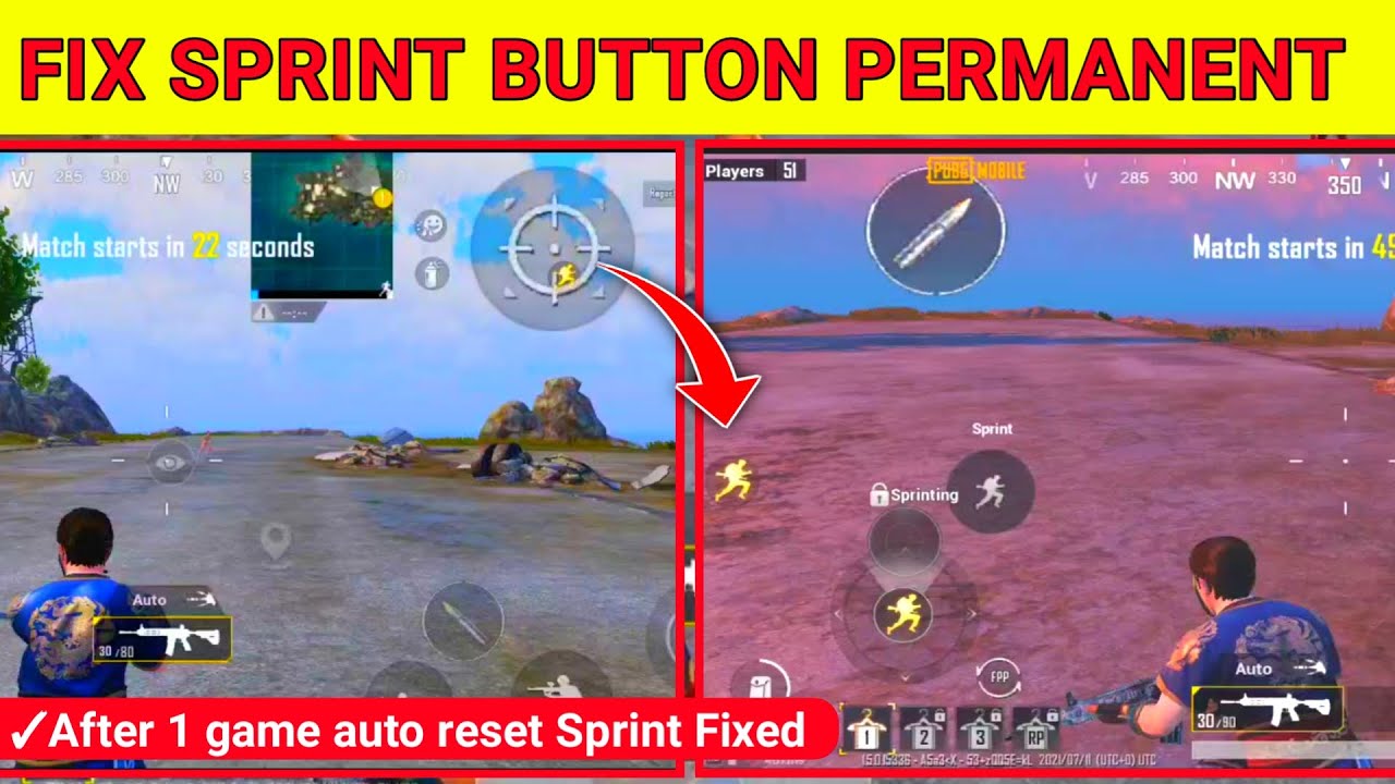 how to fix sprint glitch in pubg | how to fix sprint button in pubg ...