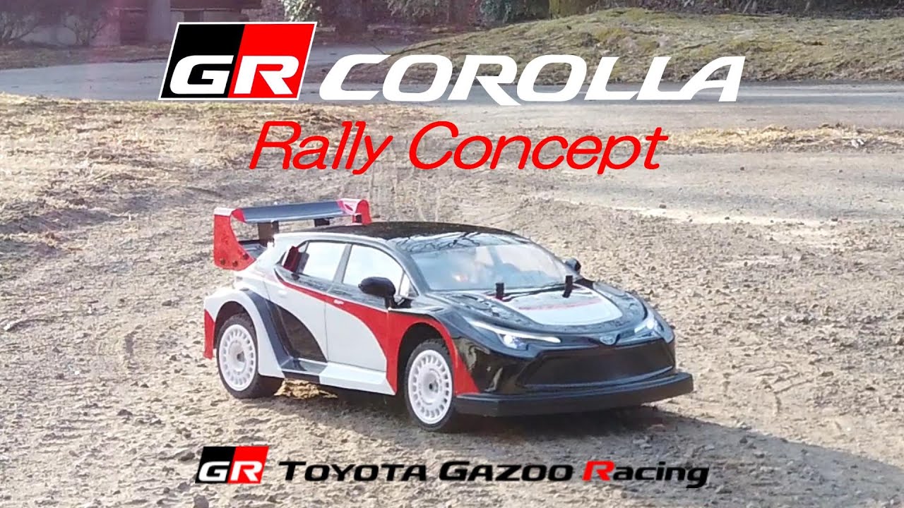【RCの楽しみ】リアルなRC NEW 2023 Rally car TOYOTA GR COROLLA Rally Concept RC Car - YouTube