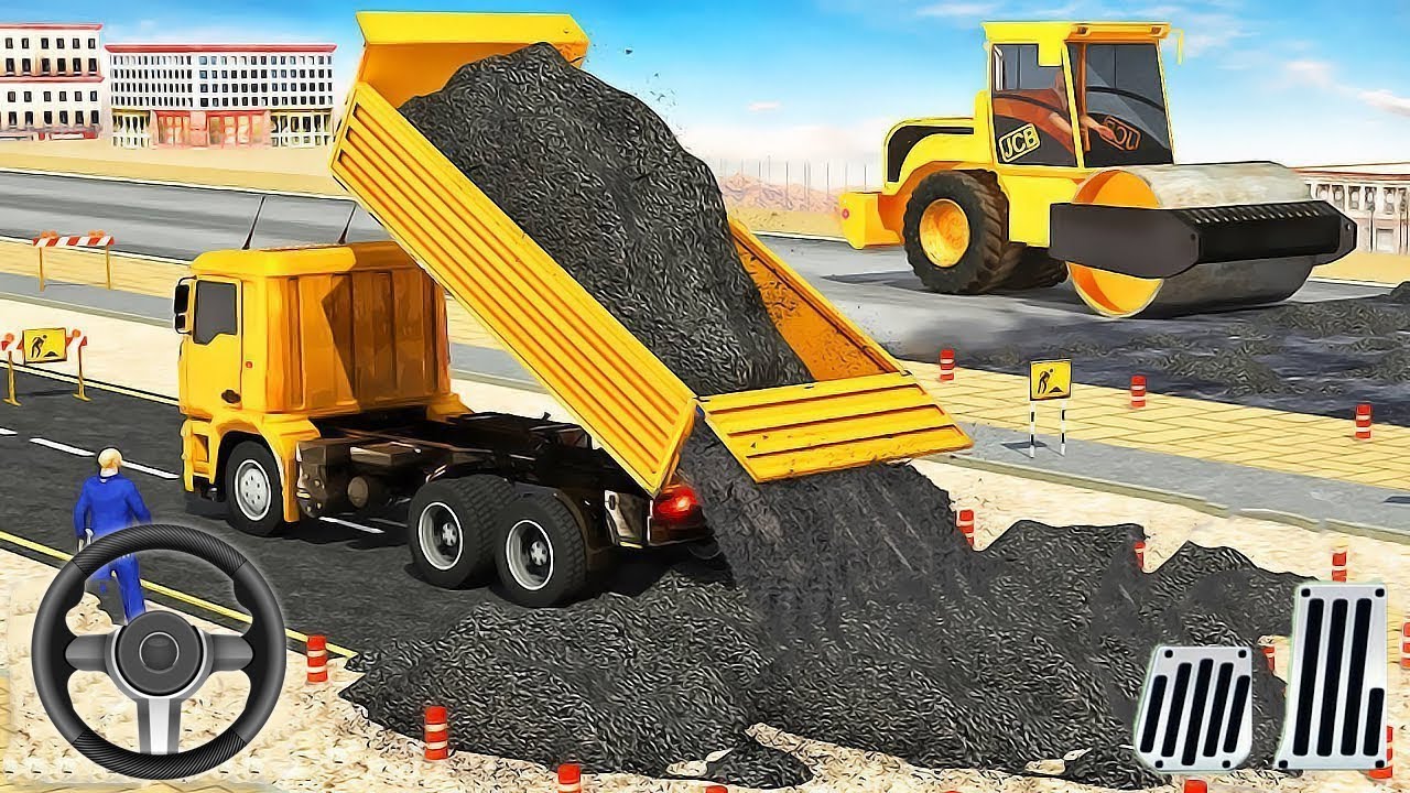 New City Road Construction Simulator game - Construction Games ...