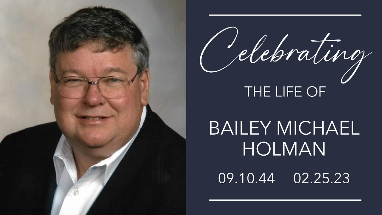 Celebration of Life Service for Mike Holman - YouTube