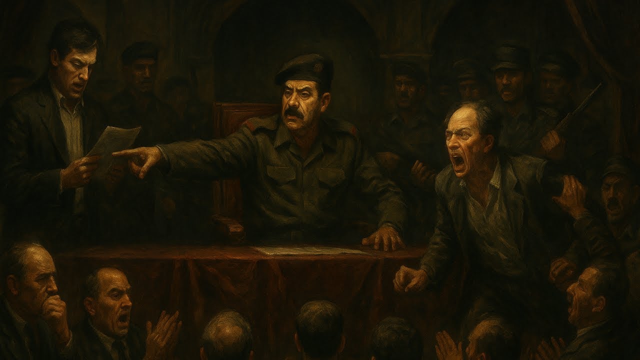 Le jour terrifiant où Saddam Hussein a organisé une purge publique ...