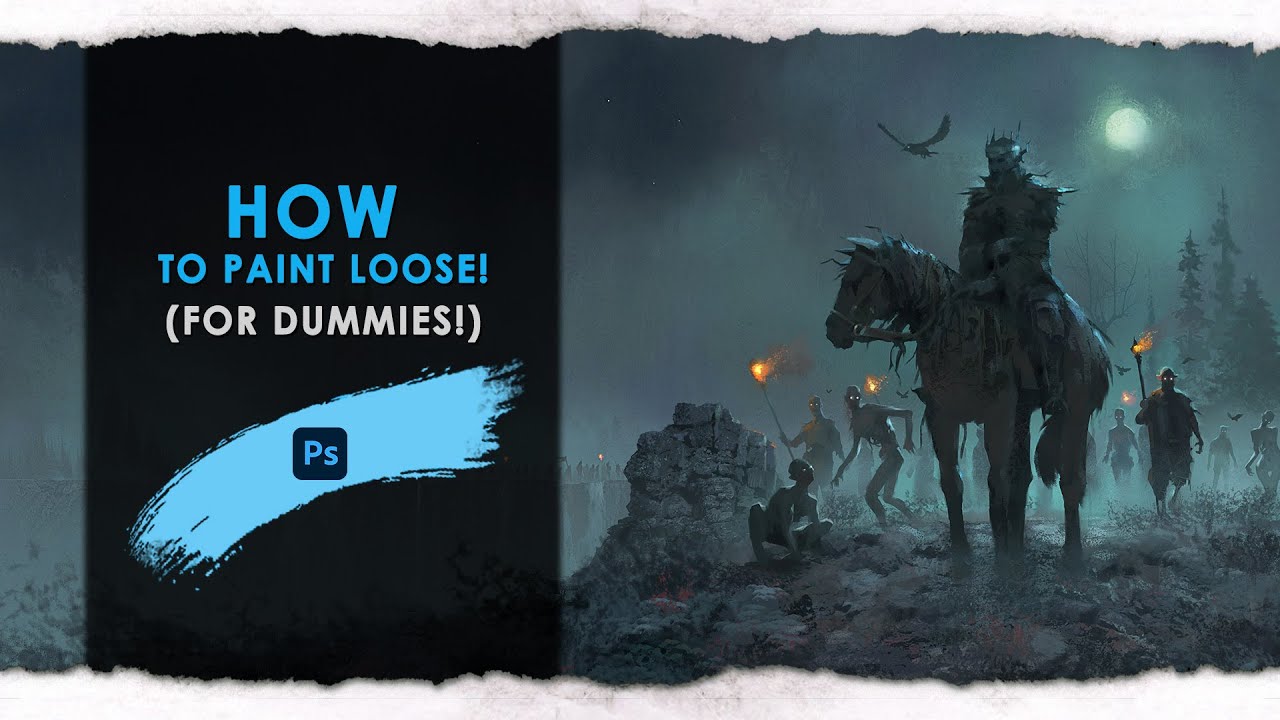 How to Paint Loose - For Dummies! (trailer for tutorial) - YouTube