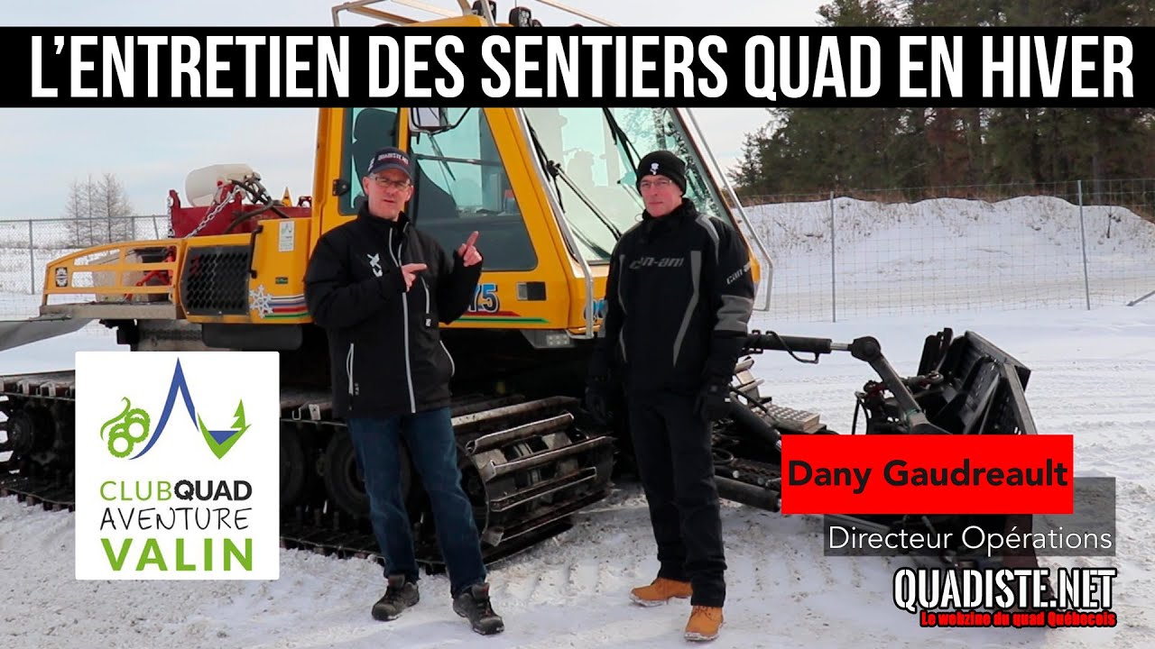 Tout sur le surfaçage de sentiers quad avec le club Aventure Valin au ...