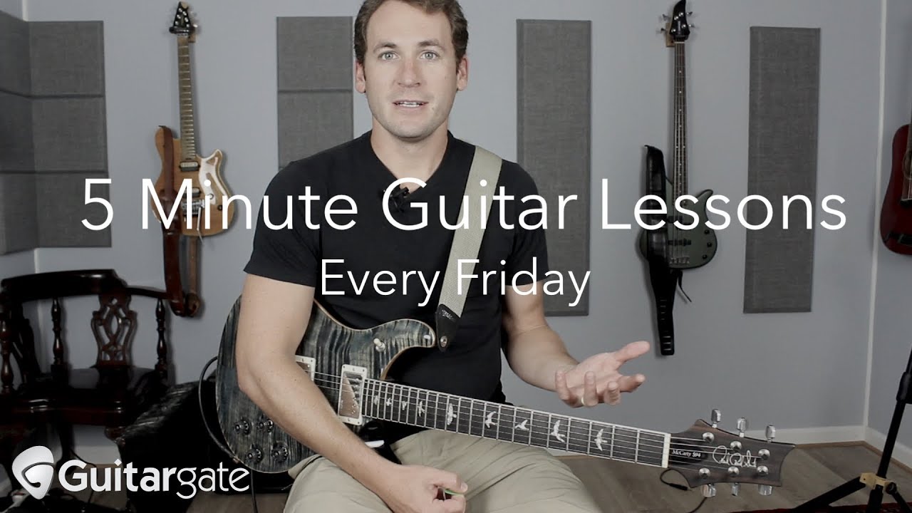 5 Minute Guitar Lessons: For Players On The Go - YouTube