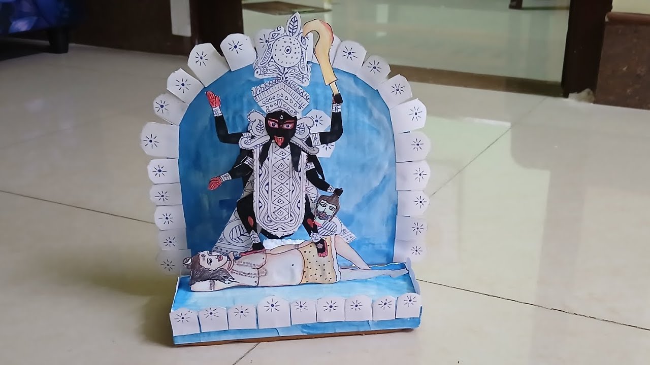 MAA KALI PAPER CRAFT - YouTube