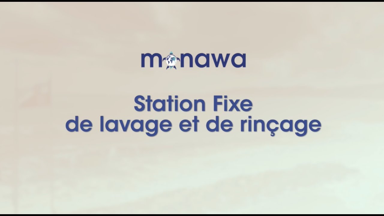 MONAWA - Station de lavage et de rinçage fixe - YouTube
