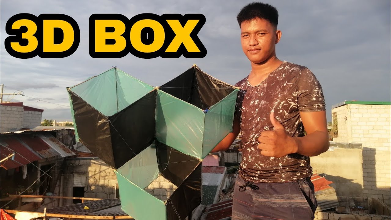 How to Make 3D BOX | BOX KITE | STEP BY STEP TUTORIAL - YouTube