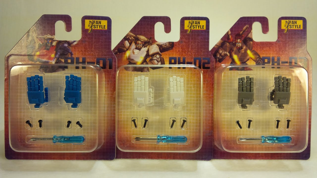 Poseable Hands (PH-01, 02, and 03 from FanStyle) Review - YouTube