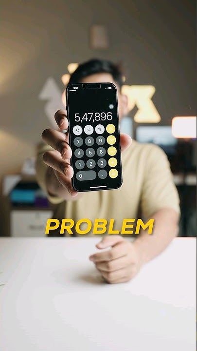 The iPhone calculator is useless...and here's how to fix it! - YouTube