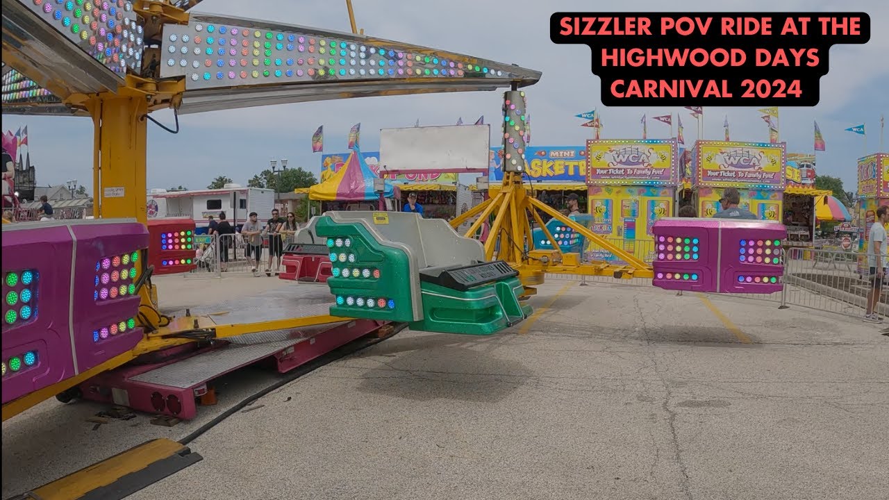 Sizzler POV Ride At The Highwood Days Carnival 2024 - YouTube