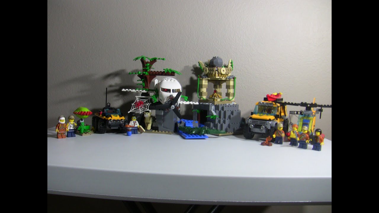 Lego Jungle Exploration Site Speed Build - YouTube