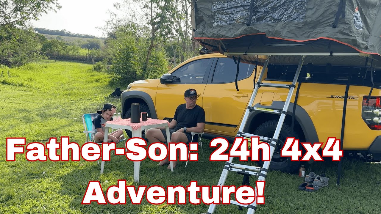 Father-Son 4x4 Adventure: Camping in the Rain, Waterfalls, BBQ, and ...