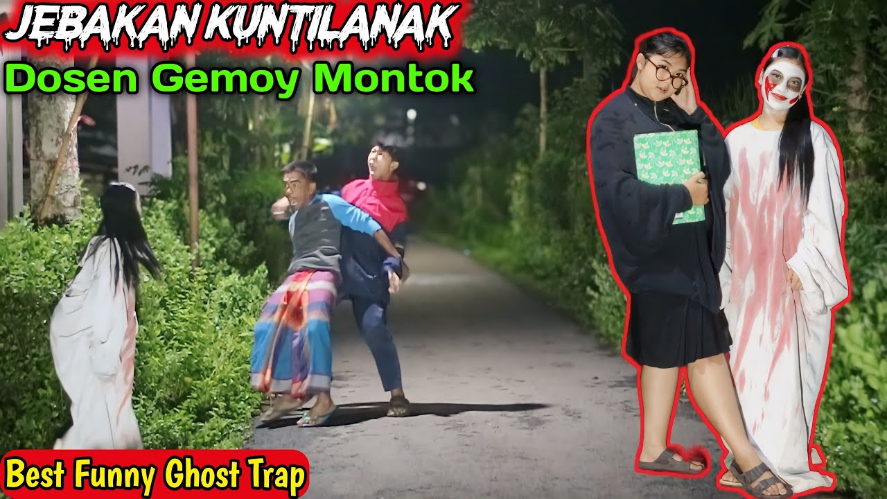 Jebakan Kuntilanak Dosen Gemoy || Prank Kuntilanak Paling Lucu || New ...