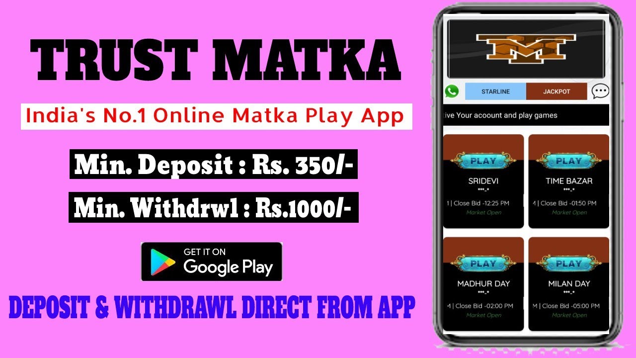 India's No.1 Online Satta Matka Play App | Official Kalyan Matka Play ...