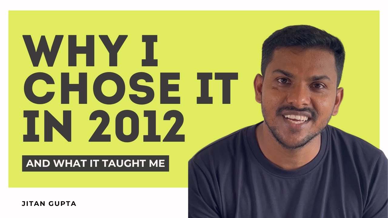 Why I Chose IT in 2012 (And What It Taught Me) - YouTube