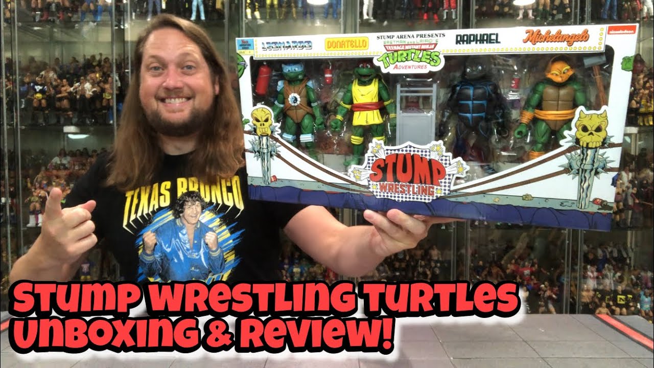 Stump Wrestling Teenage Mutant Ninja Turtles Unboxing & Review! - YouTube