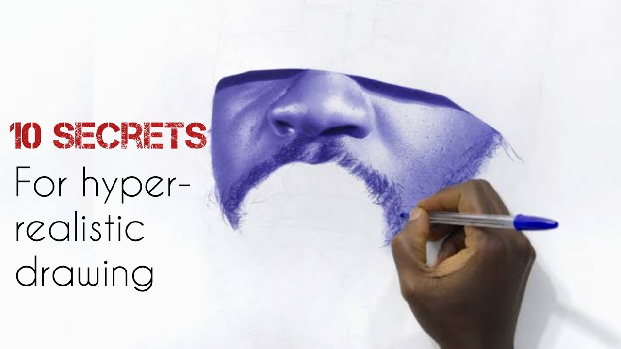 10 secrets to achieve a hyper realistic pen drawing (pro artists don't ...