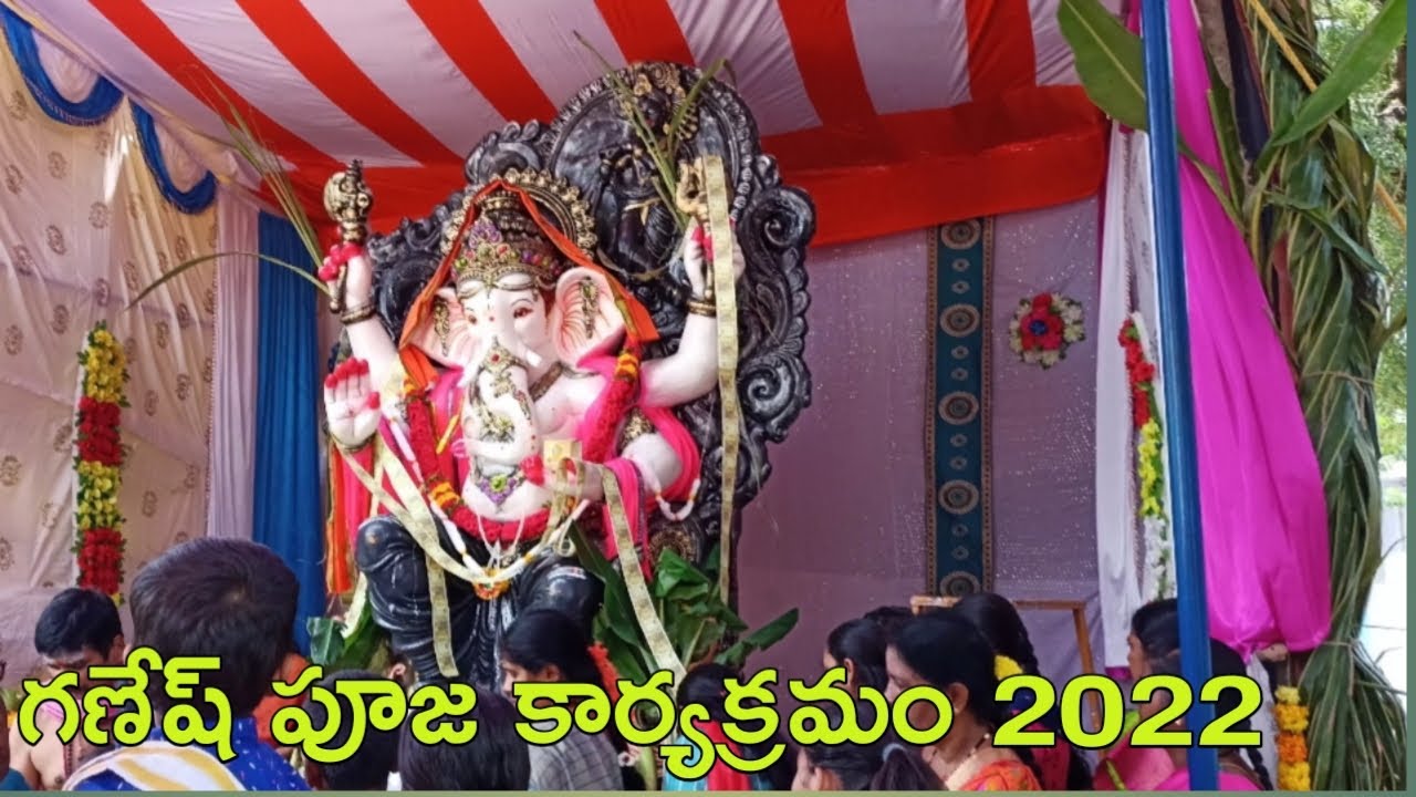 yemmiganur ganesh 2022 | ganesh pooja at home | yemmiganur siva circle ...