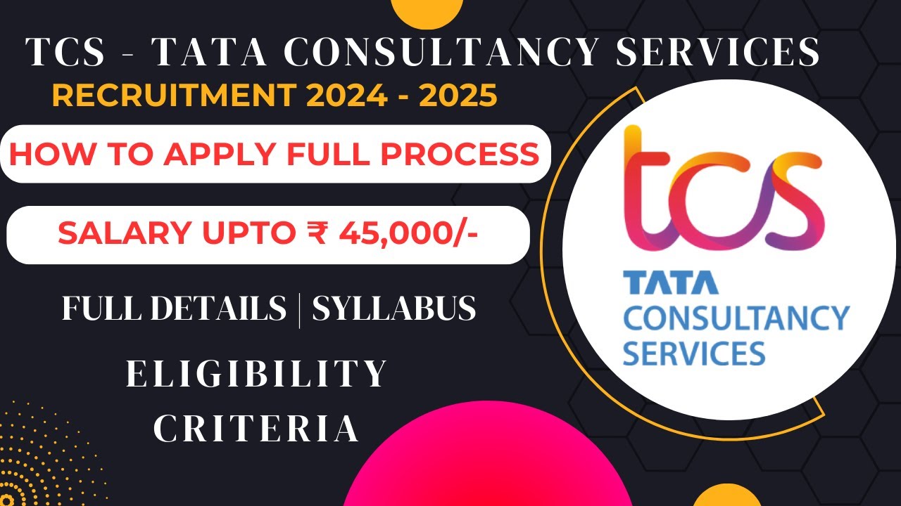 TCS Recruitment 2024 & 2025 | Off-Campus Placement Drive | Apply Now ...
