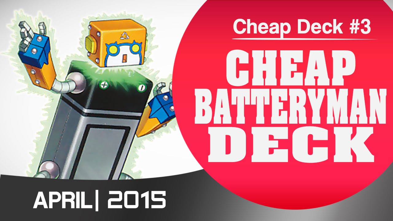 Decks Económicos - Batteryman DECK (April 2015) | YGOPRO - YouTube