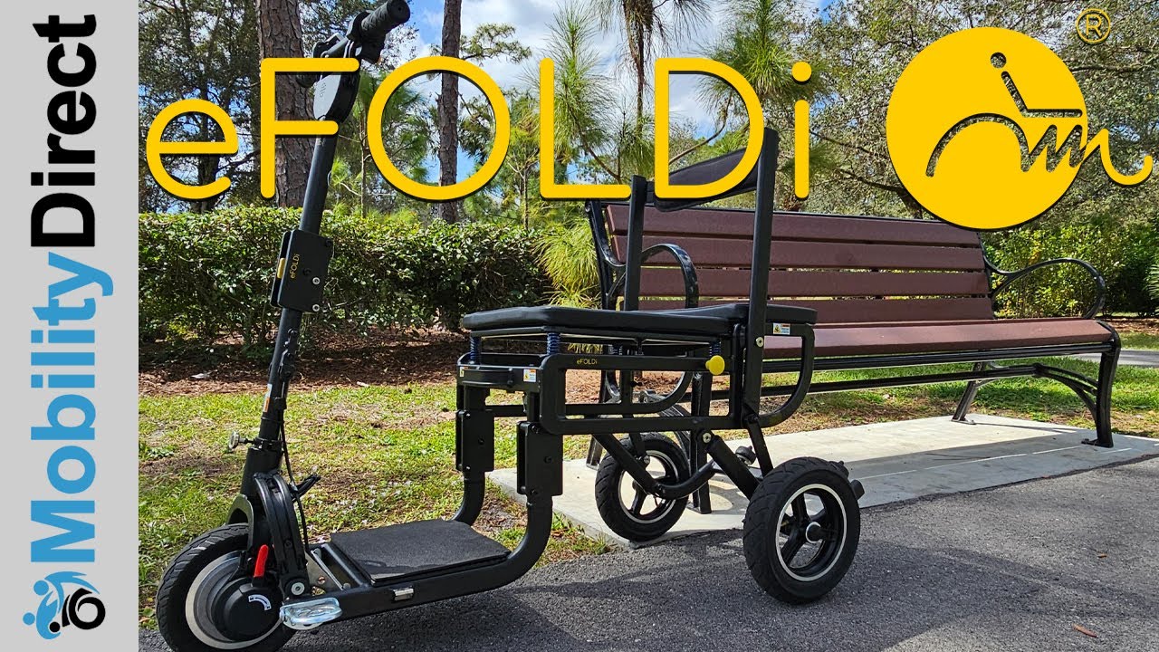 🚥 eFOLDi LITE Super Light Mobility Scooter - YouTube