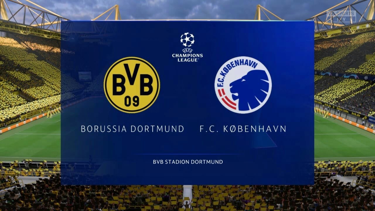 Borussia Dortmund vs FC Kobenhavn UEFA Champions League FIFA 23 - YouTube