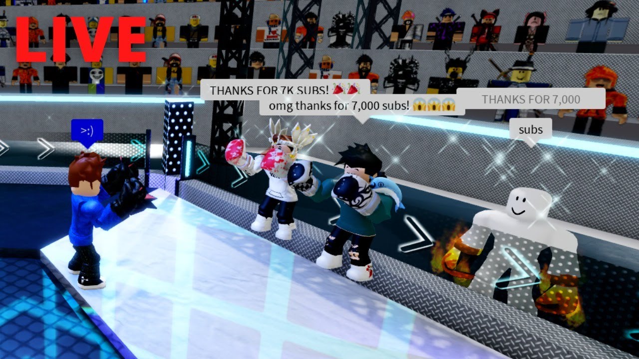 7k subscriber special! QnA and Royale in Roblox Boxing League - YouTube