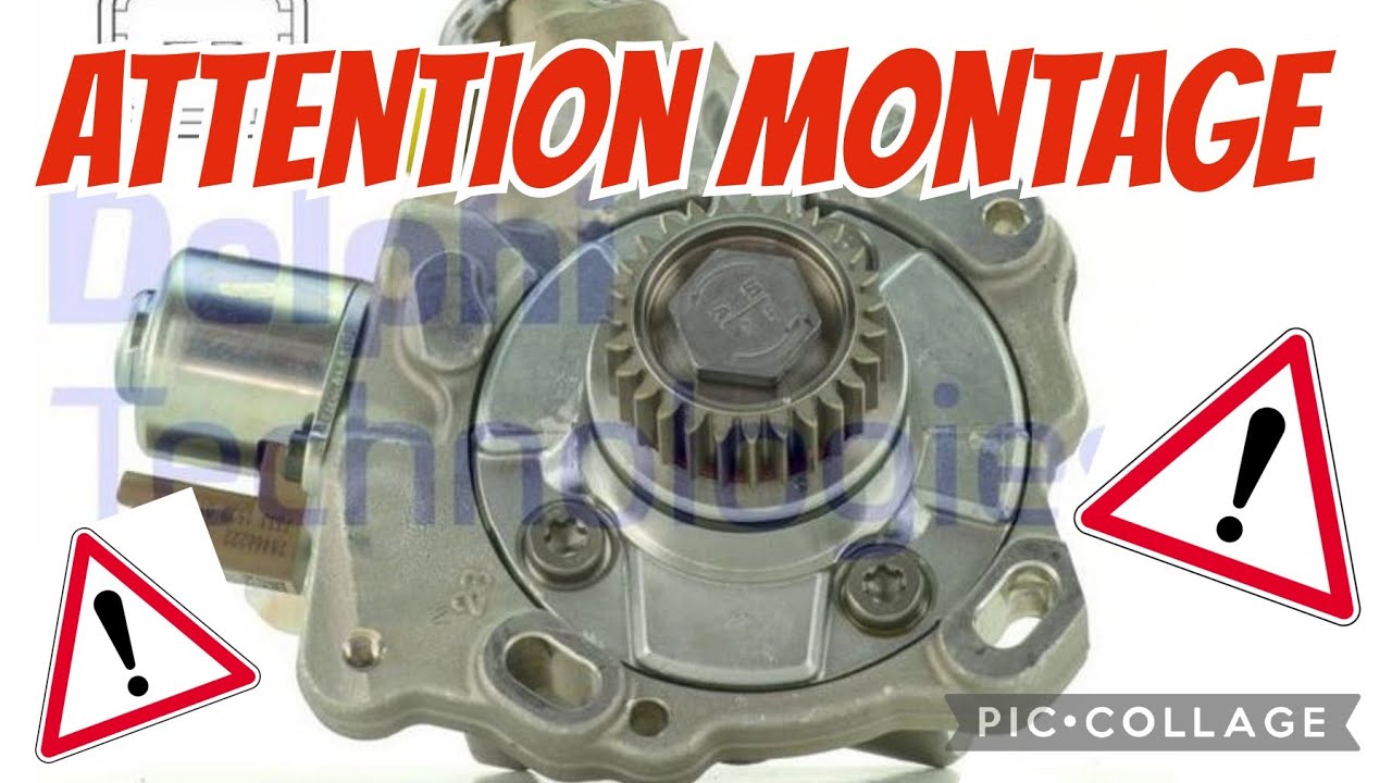 Calage Pompe HP DELPHI moteur PSA DW10F Attention au montage #peugeot ...