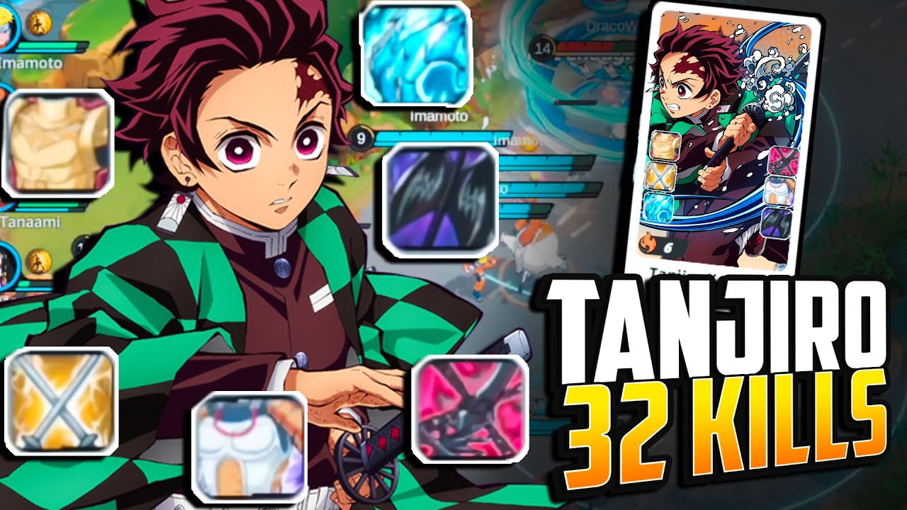 32 KILLS TANJIRO FULL DMG BUILD - Jump Assemble - YouTube