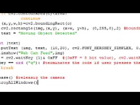 Python moving object detection using webcam! 20s demo!!! #python #AI # ...