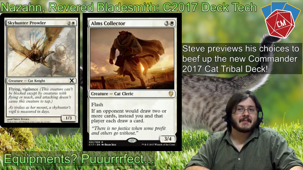 Nazahn, Revered Bladesmith: Commander 2017 Tribal Cat/Equipment Deck ...